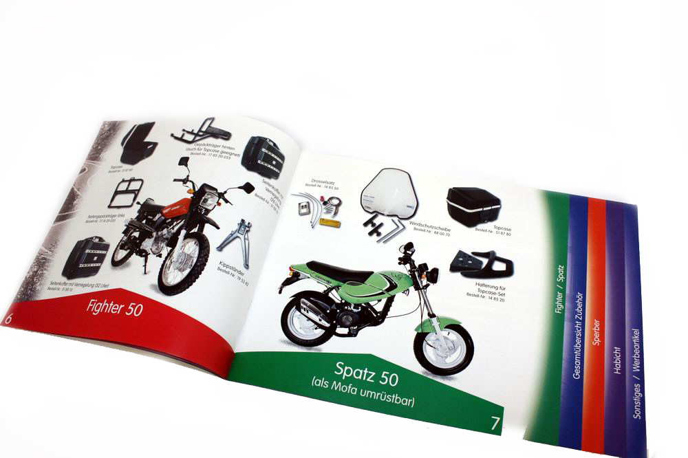 Simson-Prospekt Fahrzeuge -Zubehörkatalog · Zweirad Schubert